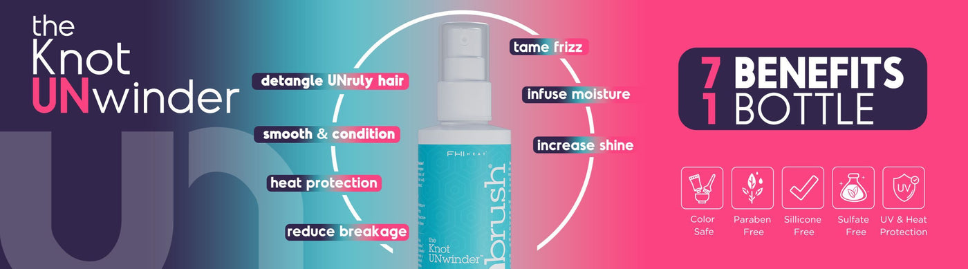 UNBRUSH® THE KNOT UNWINDER™ DETANGLING SPRAY - FHI Heat Pro